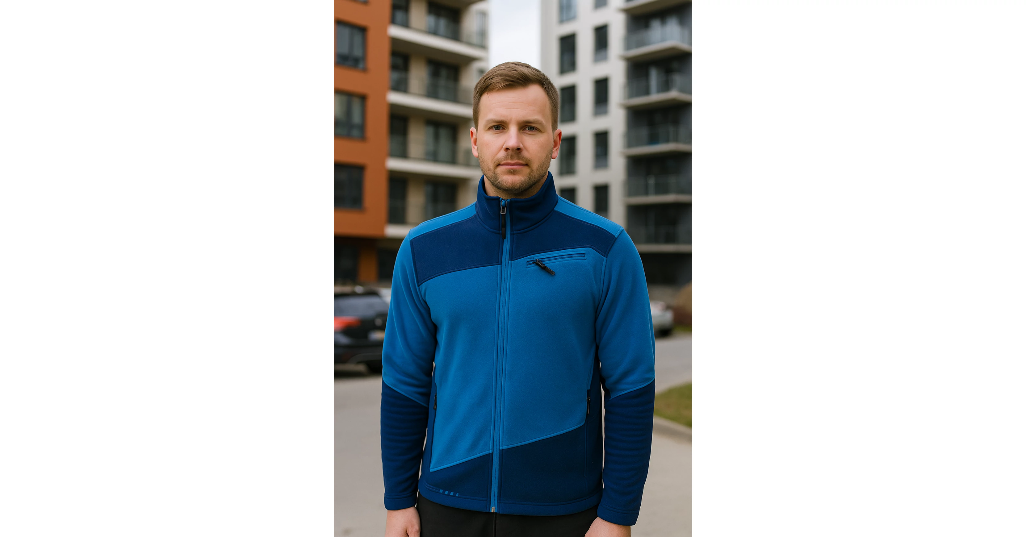 Engelbert Strauss Fleece pulcsi kék - Engelbert Strauss - Munkaruha Király